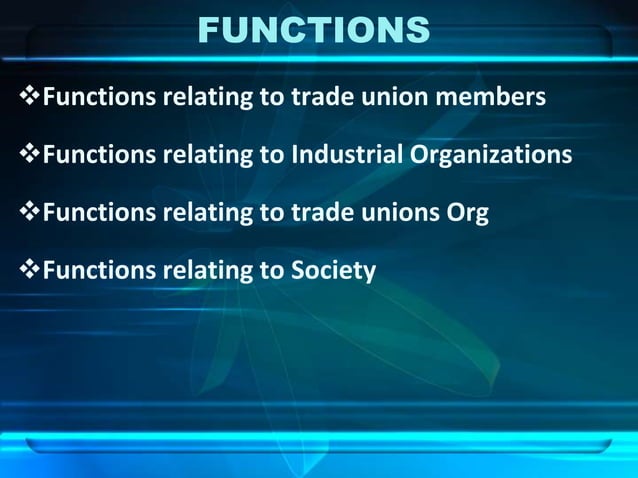 Trade unionism | PPT