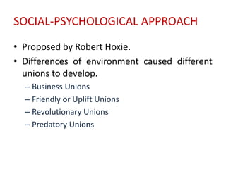 Trade unionism | PPT