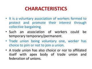 Trade unionism | PPTX