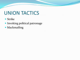 Trade union movement | PPTX