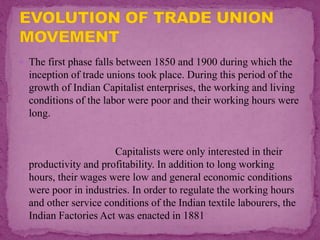 Trade Union Movement | PPTX