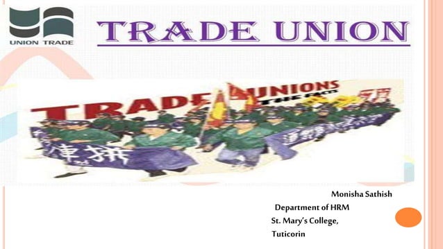 Trade union Introduction and Types of Trade Union | PPTX