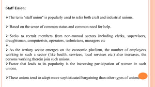 Trade union Introduction and Types of Trade Union | PPTX