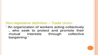 Trade union Introduction and Types of Trade Union | PPTX
