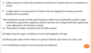 Trade union Introduction and Types of Trade Union | PPTX