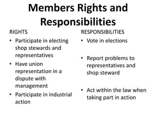 Union Steward Laws