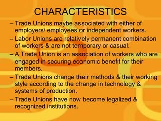 trade union | PPT