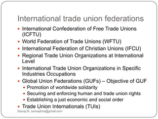 Trade unions | PPTX