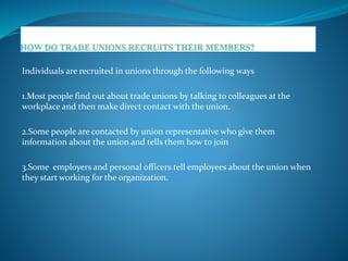 Trade unions: objectives, challenges, advantages,features,financing ...