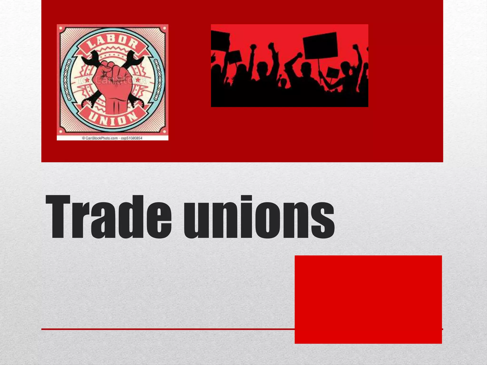 Trade unions | PPTX