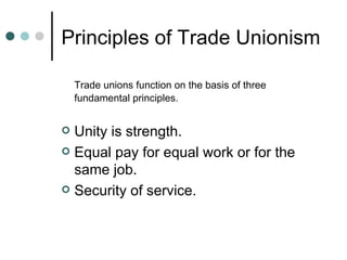 Trade unions | PPT
