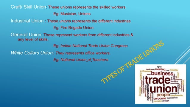 Trade unions | PPT