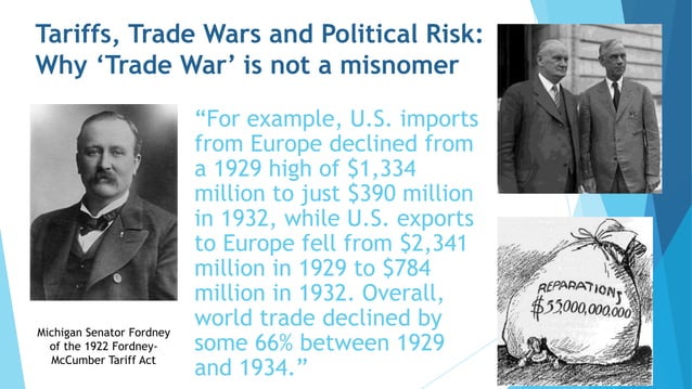Trade and tariffs: the European perspective on the US China trade war | PPT