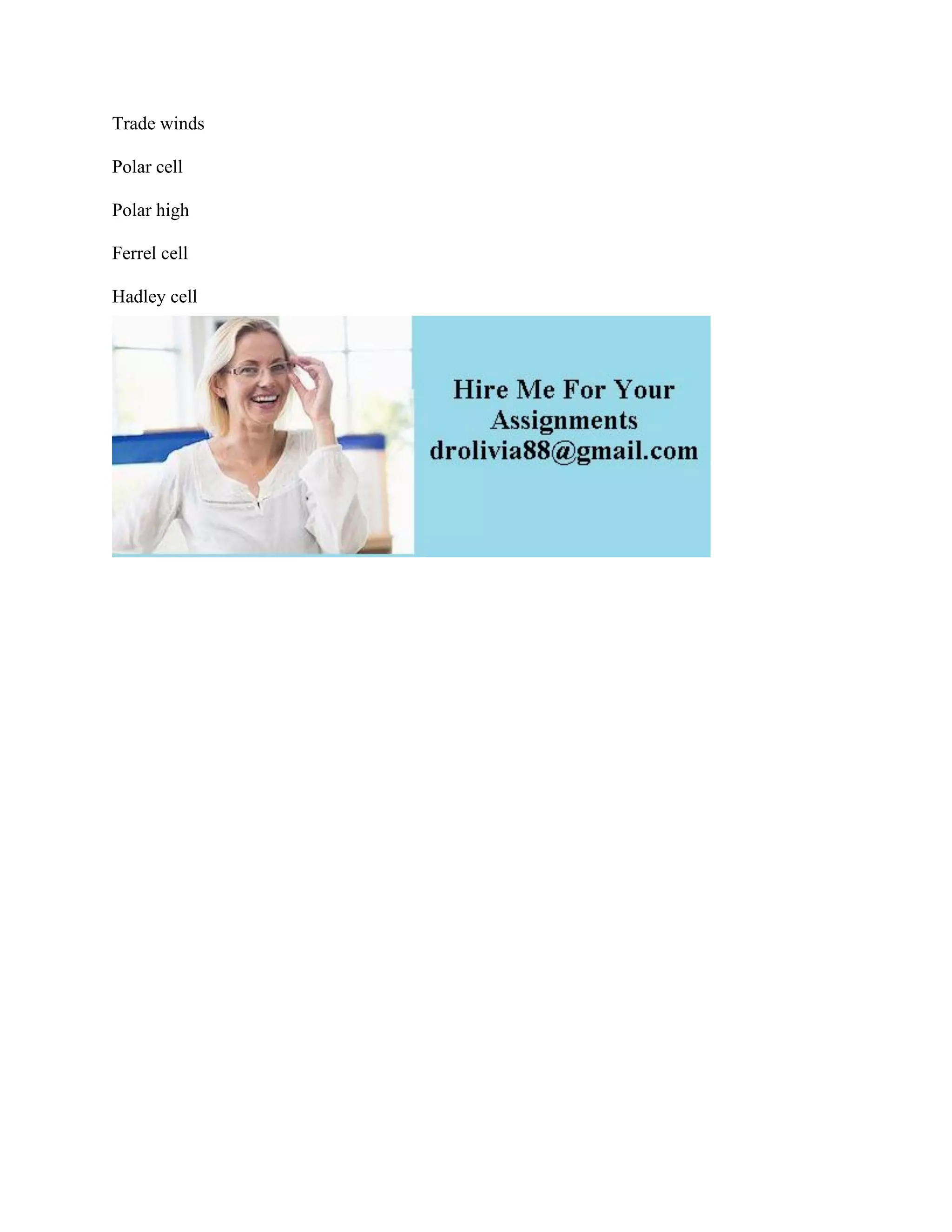 Trade winds Polar cell Polar high Ferrel cell Hadley cell.pdf