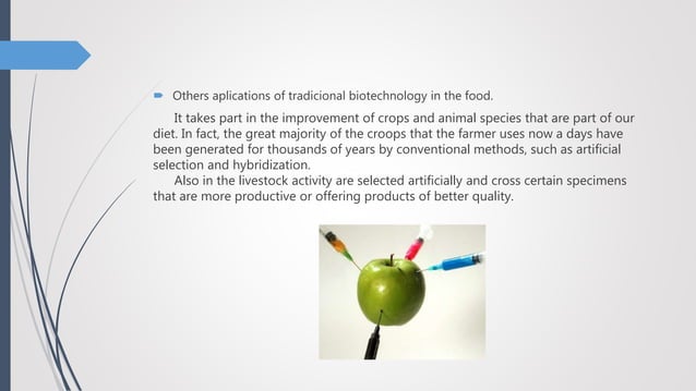 Traditional biotechnology | PPTX