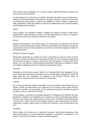Tradiciones y costumbres del municipio los taques | DOCX