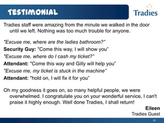 How Tradies Creates Special Events | PPT | Free Download