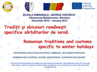 Winter holidays in Romania | PPT