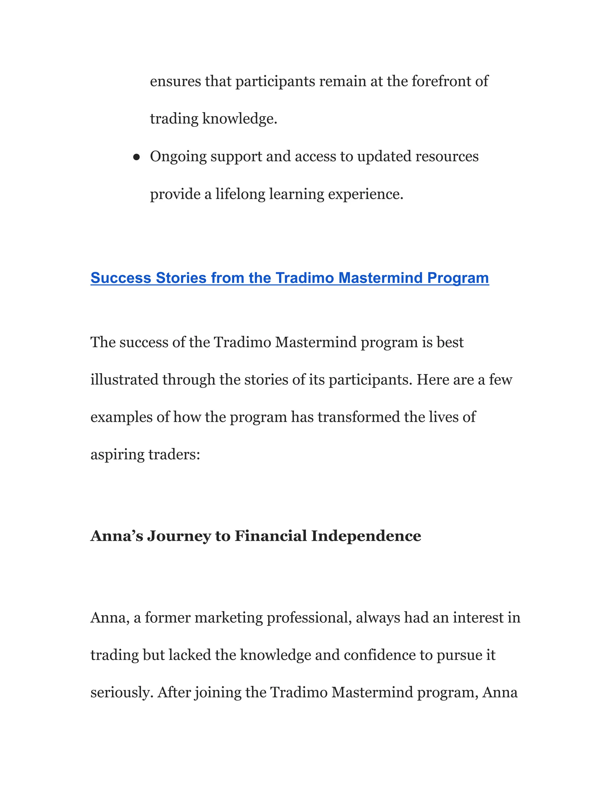 Tradimo Mastermind with Matthias Pickert A Comprehensive Guide to ...