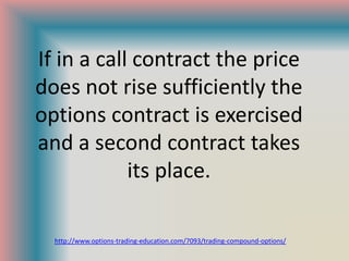 Trading Compound Options | PPTX