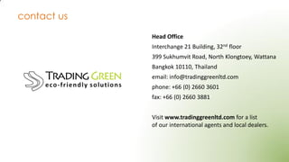 Trading Green company presentation | PDF