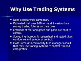 Trading System Seminar Handout | PPT