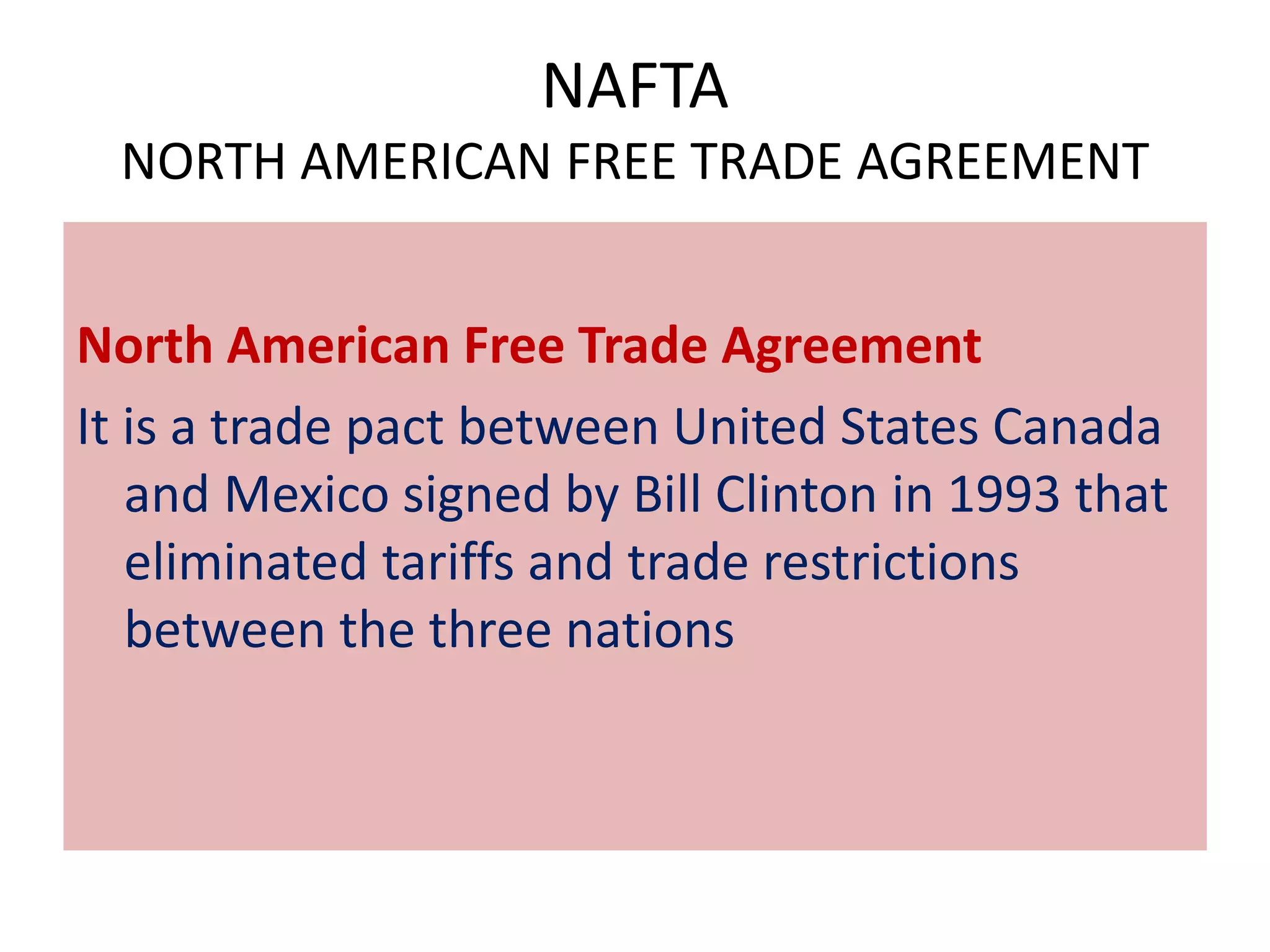 Trading blocs and their impact | PPTX