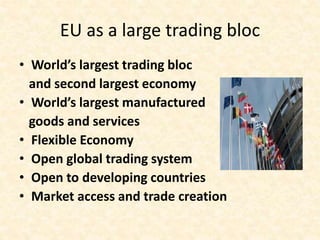 Trading blocs and their impact | PPTX