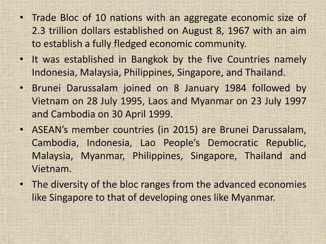 Trading blocs and their impact | PPTX