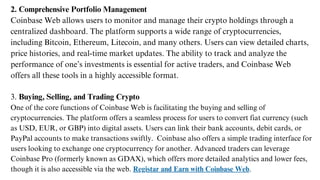 Register & Earn Crypto with Coinbase Web | PDF