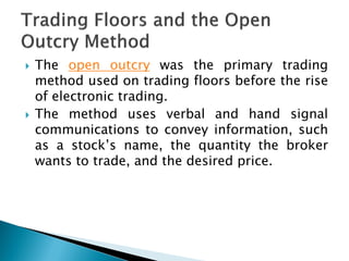 Trading floor | PDF