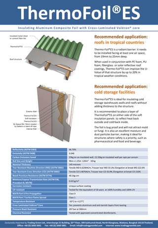 Apollo Insulation Aluminum Composite Foils - Catalog 2012 | PDF