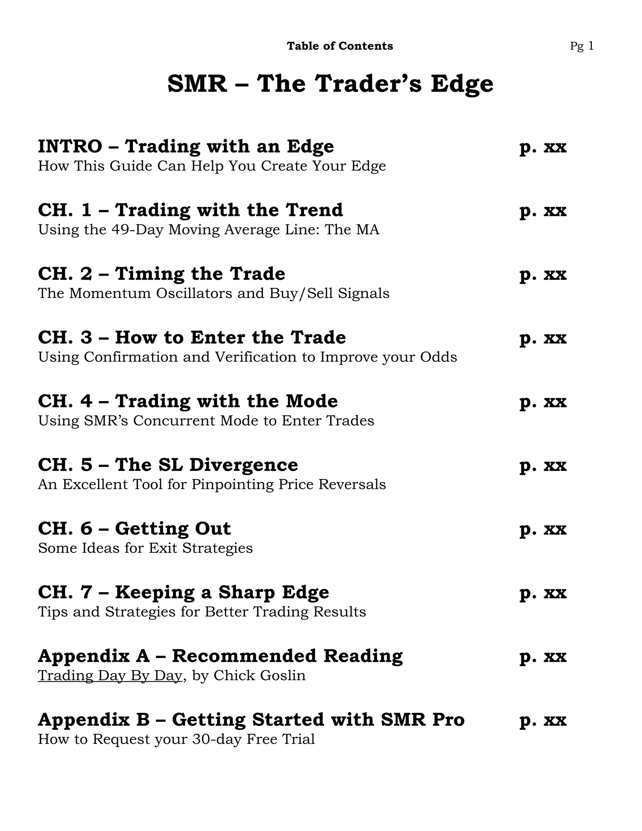 SMR Trading Guide | DOC