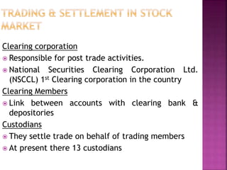 Trading in stock exchange | PPTX