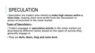 Trading in the stock market | PPTX