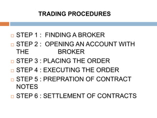 Trading mechanism | PPTX