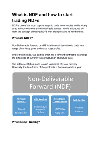 What is NDF and how to start trading NDFs | PDF