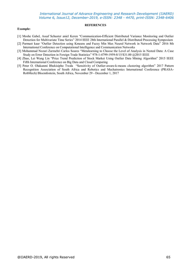 Trading Outlier Detection Machine Learning Approach Pdf
