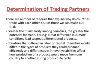 Trading Partners Interdependence | PPTX