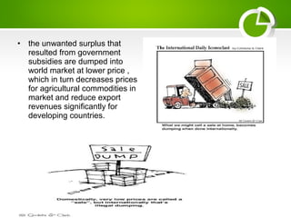 Trading problems of developing countries | PPT