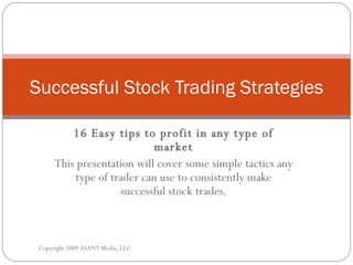 16 Stock trading strategies | PPT