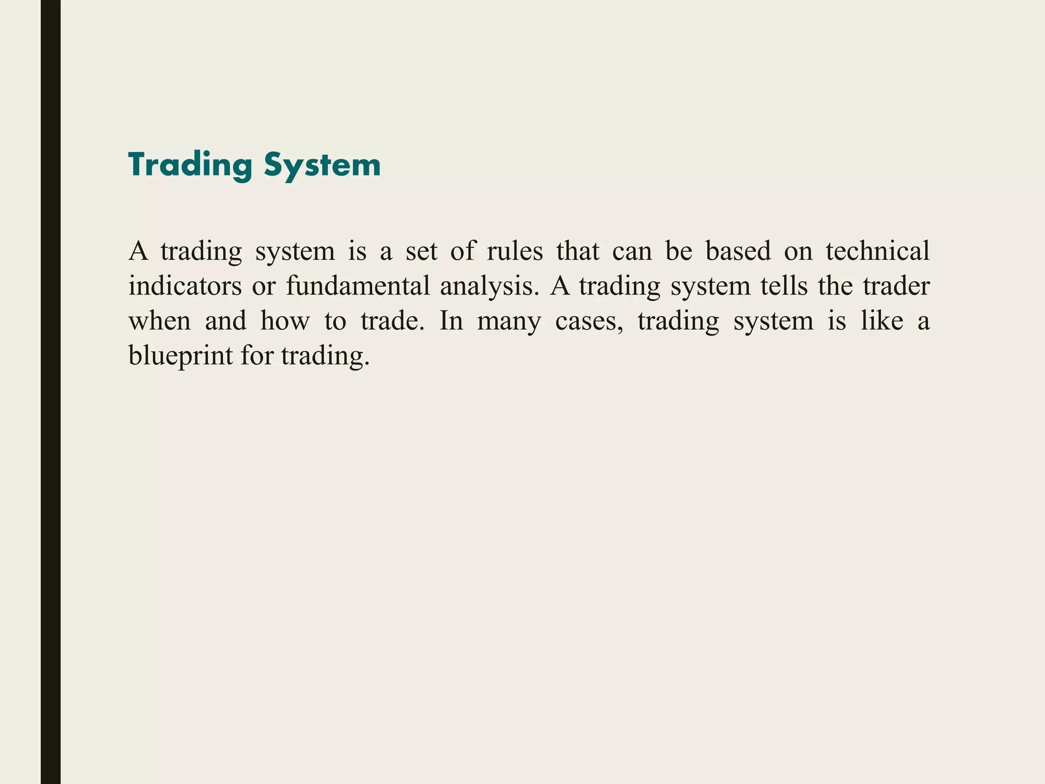 Trading system in security markets | PPT