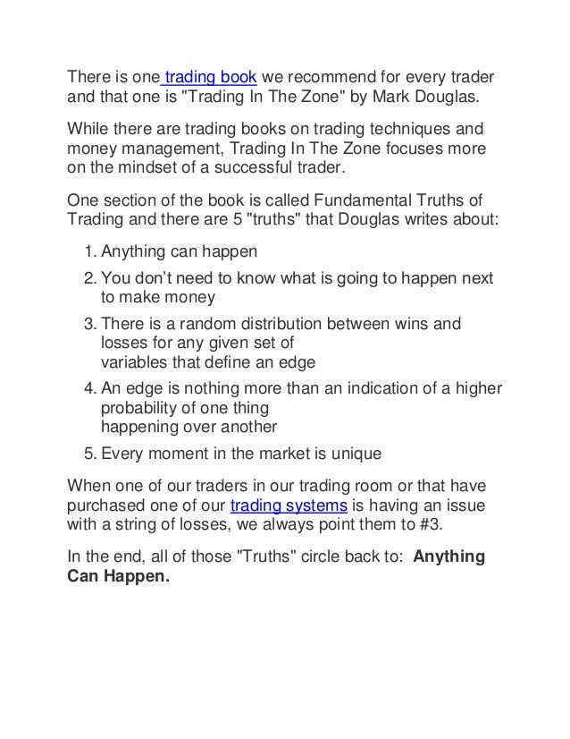 One Trading Truth To Never Forget