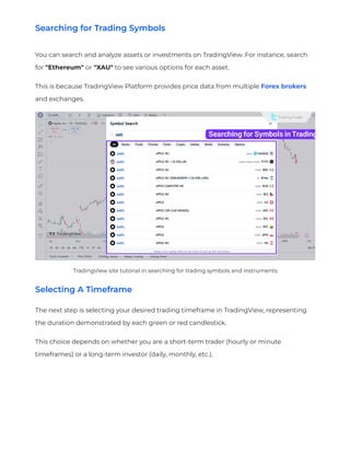 Complete TradingView Tutorial [Registration, Symbols, and Screener] | PDF