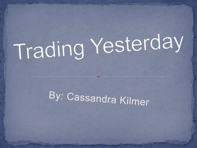 Trading yesterday | PPT