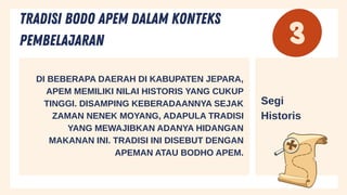 pewarisan budaya turun temurun Tradisi Bodo Apem | PPT