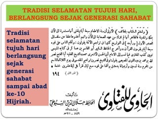 TRADISI TUJUH HARI MENDOAKAN MAYITT.pptx