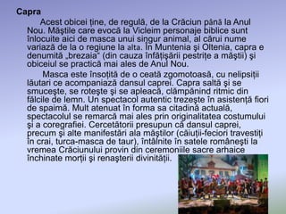 Traditii de iarna in oltenia | PPSX