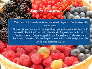Lunile anului in traditia populara | PPTX