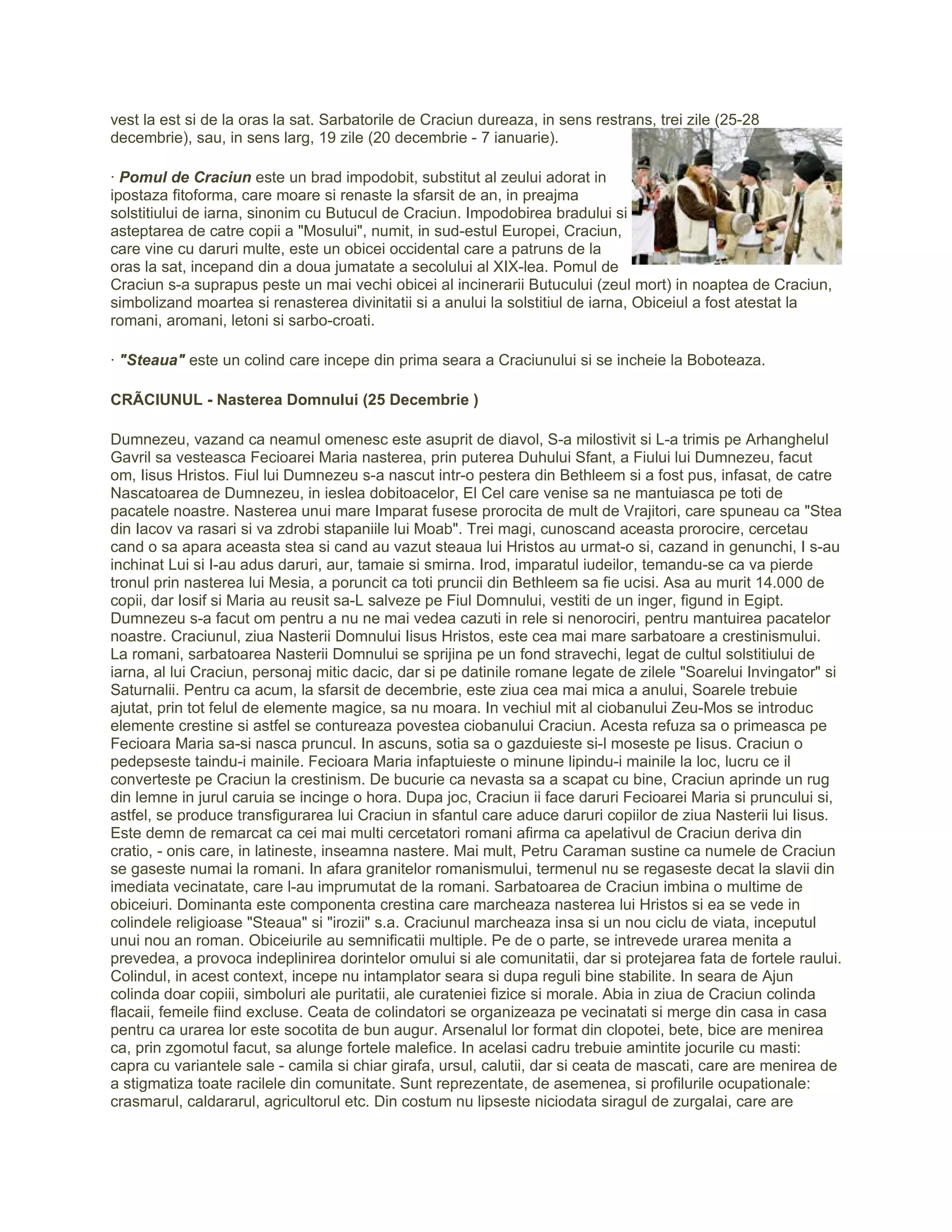 Traditii si obiceiuri | DOC